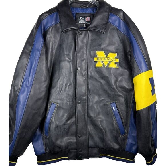 S&G Apparel Inc. | Jackets & Coats | Michigan Wolverines Xl Blue Gold ...